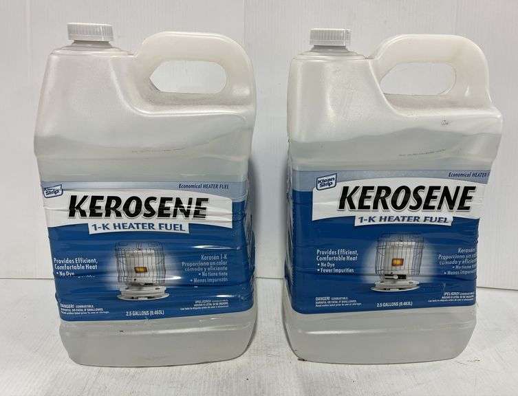(2) Containers of Kerosene 1-K Heater Fuel, great - Albrecht Auction Service