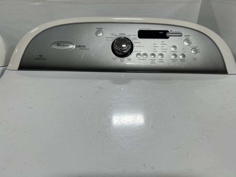 Whirlpool cabrio platinum washer and (gas)dryer, dryer works with no ...