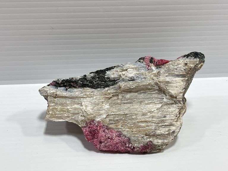 (2) Pieces of raw pink tourmaline-rubellite, 3" and 5" pieces, nice ...