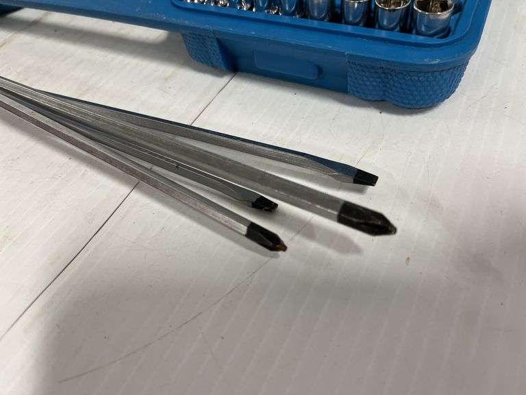(4) Long screwdrivers, include: 2- Phillips head, 2- Flat head, Socket ...