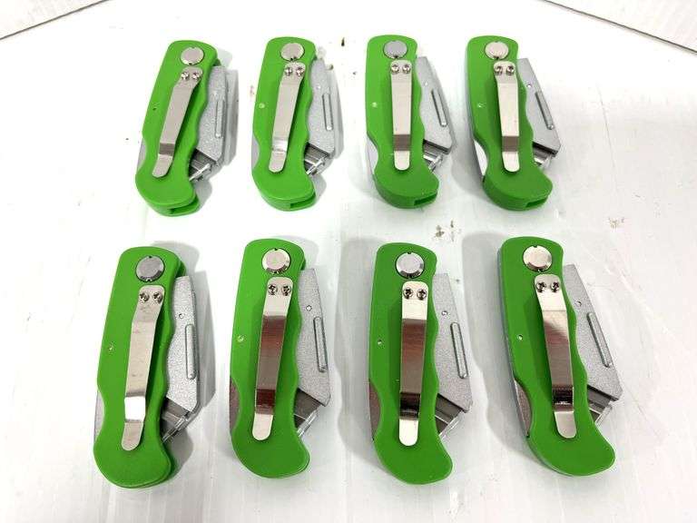 (8) Hyper Tough quick change utility knives, foldable - Albrecht ...