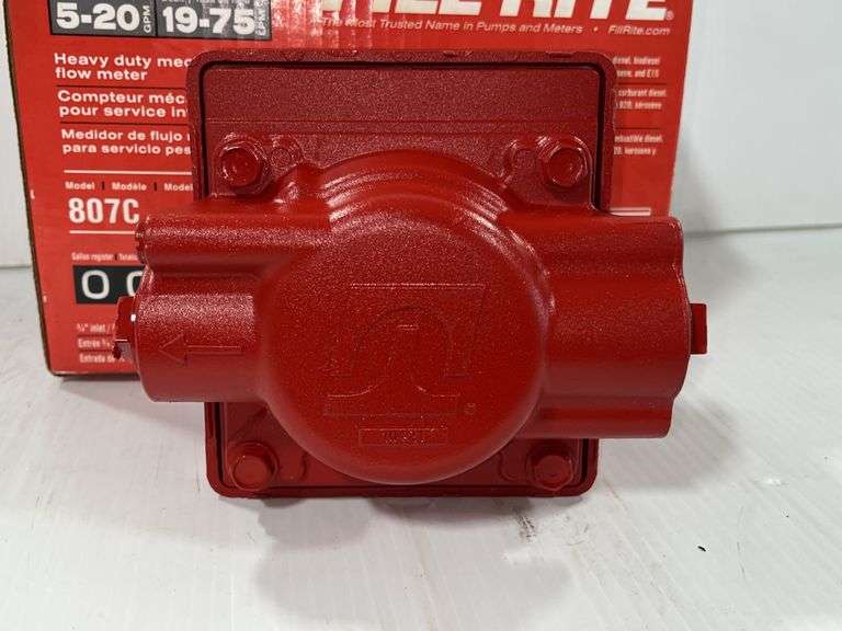 Fill-Rite mechanical flow meter, model 807C, very little use, missing ...