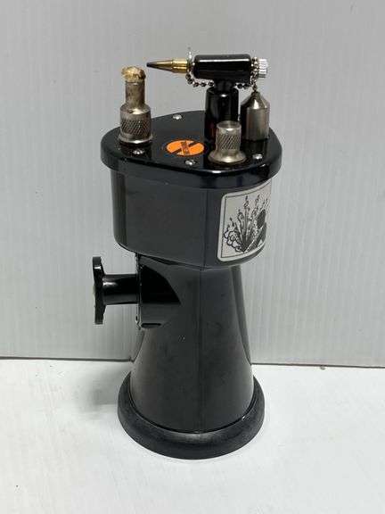 Alcohol torch, 7"H - Albrecht Auction Service