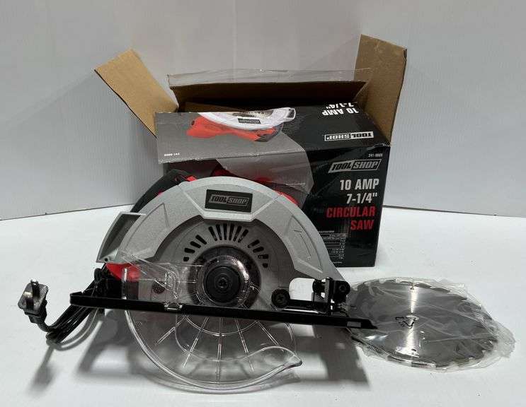 Tool shop 10 AMP 7 1/4" circular saw, NIB - Albrecht Auction Service
