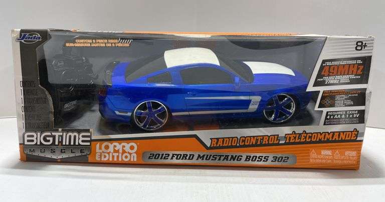 Radio controlled 2012 Ford Mustang Boss 302, Lopro Edition, 11"L, NIB ...
