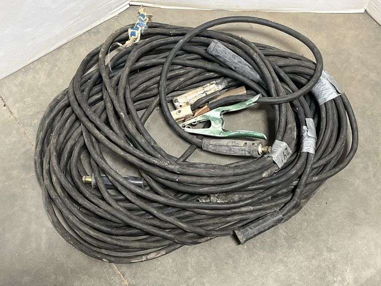 (5) Heavy duty welding lead, approx. 150' cords, includes: One- 16 ...