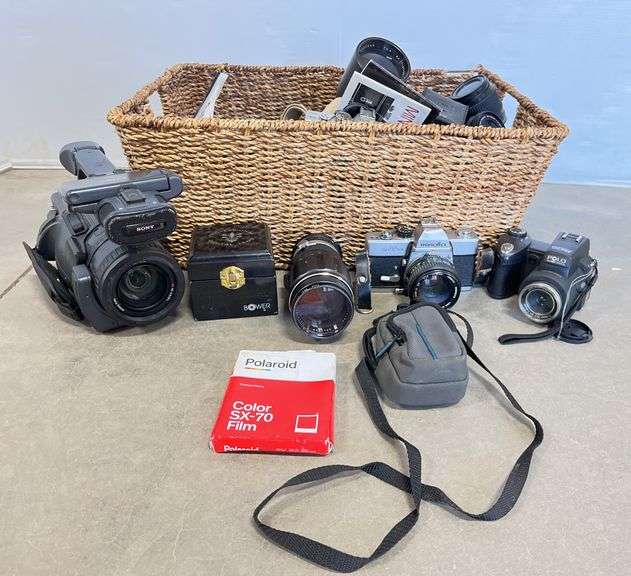 Film cameras, some modern SD card Cameras, old and new styles, work ...