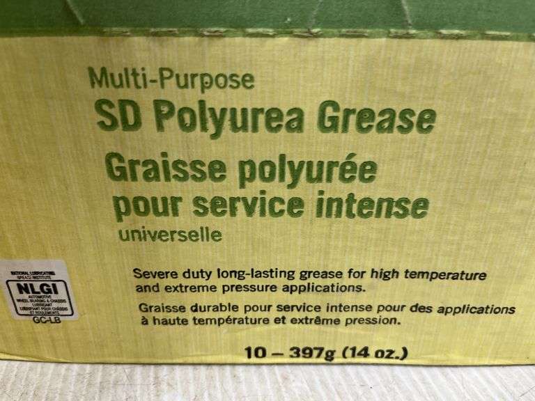 (12) John Deere SD polyurea grease, unused - Albrecht Auction Service