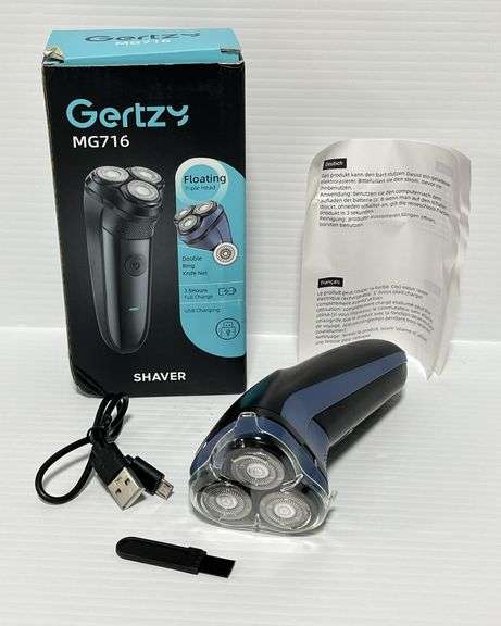 Professional men's razor, rechargeable lithium battery with cable dual ...