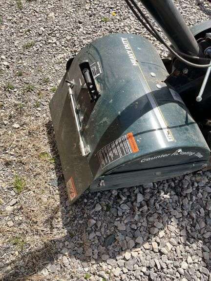 Craftsman 17" rototiller, 6 HP, reverse rotating tines, big wheels ...