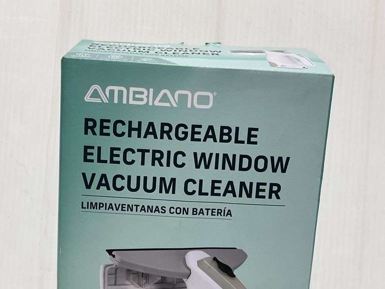 Rechargeable electric window cleaner, box- 11 3/8"H, never used, NIB ...