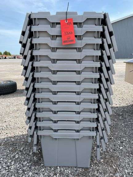 (12) Storage Bins, great - Albrecht Auction Service