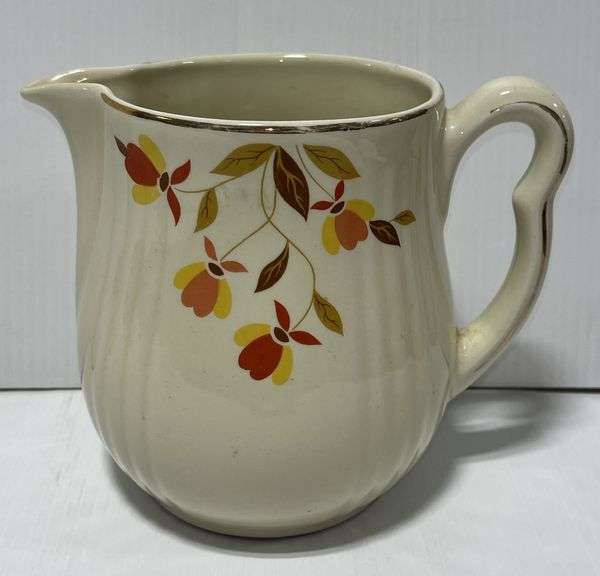 Hall pitcher, 6"H, has paint loss - Albrecht Auction Service