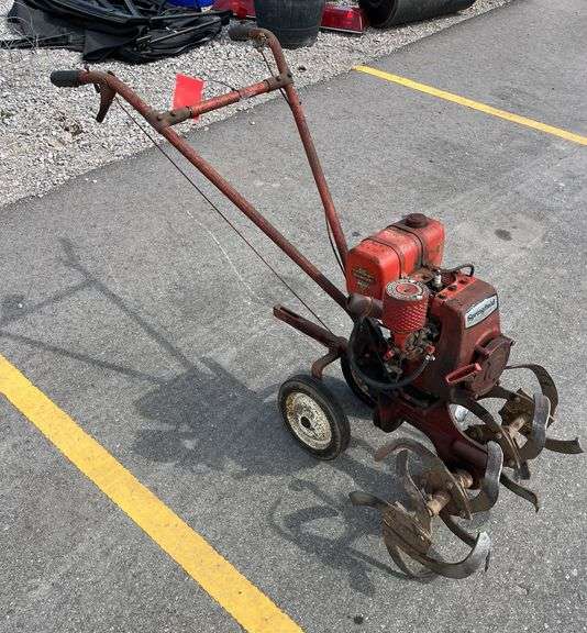Springfield tiller, Clinton motor, 22 or 24, old, good - Albrecht ...