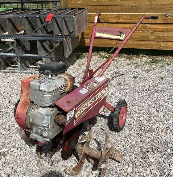 Maxim commercial grade rototiller, 5 HP Briggs & Stratton, used, unsure ...