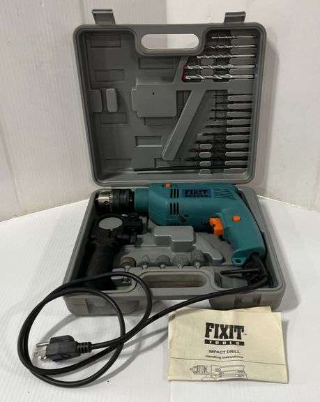 Fixit Tools 3/8" drill set, new in box - Albrecht Auction Service