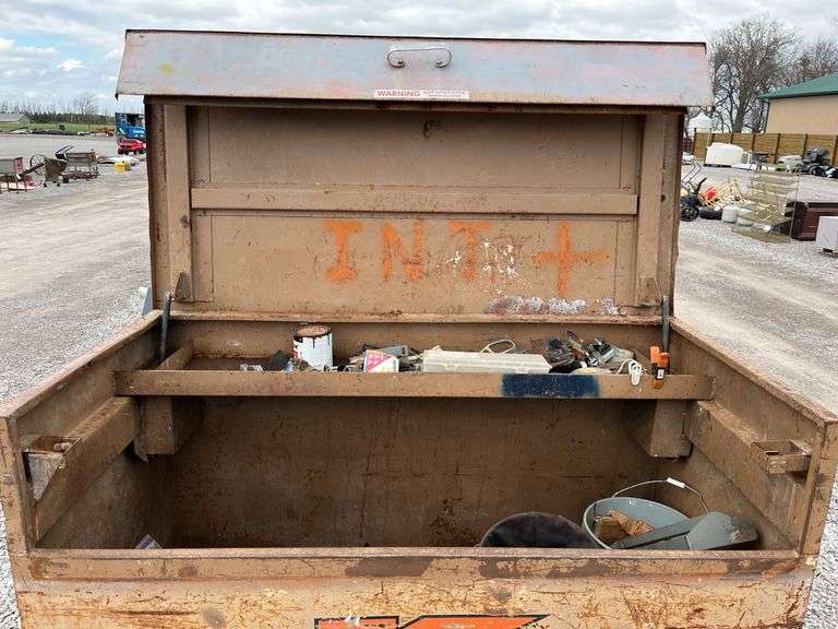 Knaack Construction tool box, 61" x 30" x 54", used - Albrecht Auction ...