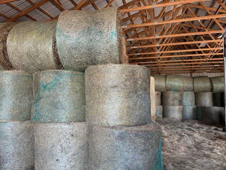 (20)-1st Cutting Bales of Hay, Mostly Brome Grass Timothy and Orchard Grass, 10% Clover and 5% ...