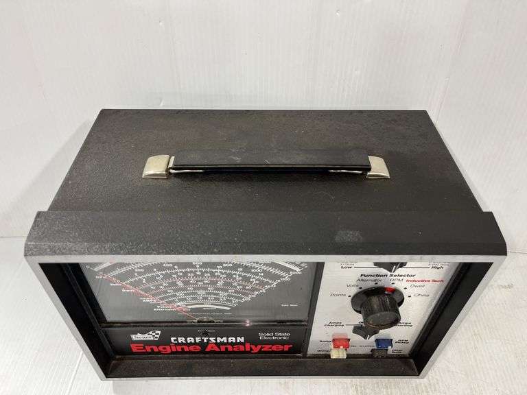 Craftsman engine analyzer, Model No. 161.210400, works, test leads in ...