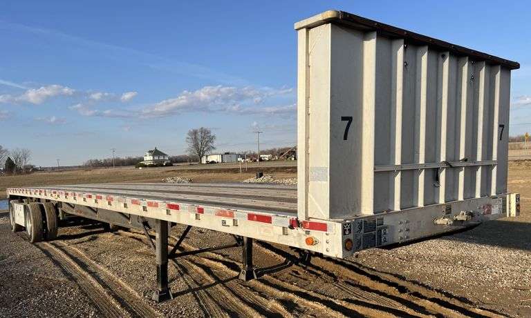 This item Selling ABSOLUTE! ~~~ 2005 Wilson Combo Flatbed, 48' x 102 ...