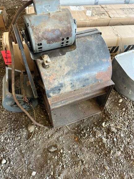 (3) Blower fan boxes and motors, all work - Albrecht Auction Service