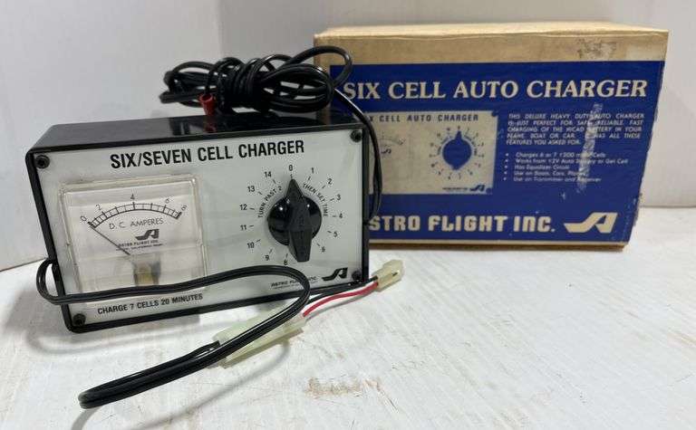 Six Cell auto charger, Astro Flight Inc. box- 8"L, great - Albrecht ...
