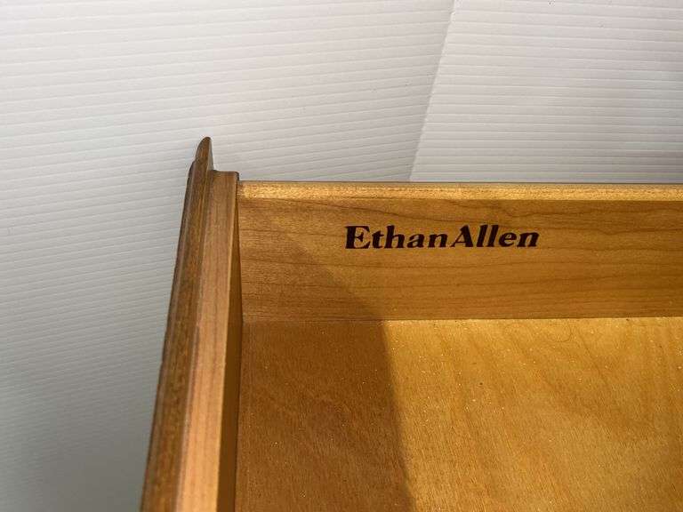 Ethan Allen dresser, 44"W x 19"D x 33"H - Albrecht Auction Service