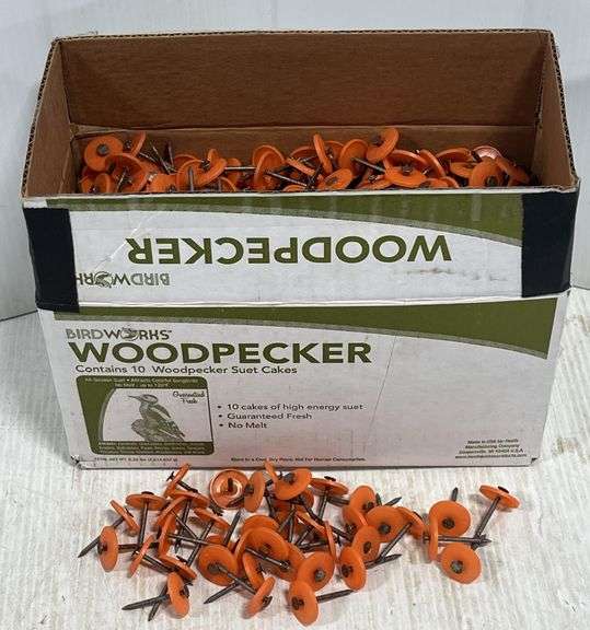 Plastic cap nails, 1 1/4", full box, unused - Albrecht Auction Service