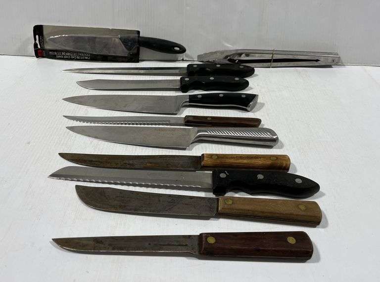 Kitchen knives, good, used - Albrecht Auction Service
