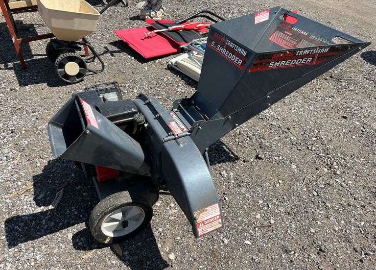 Sears Craftsman shredder, 5 HP engine, not started in 2 years, fresh ...