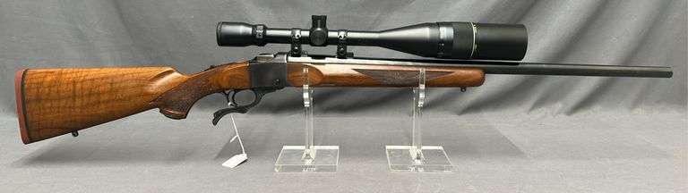 Ruger No. 1, .220 Swift Varmint Rifle with a Swift 8-32x50 Scope, Red ...