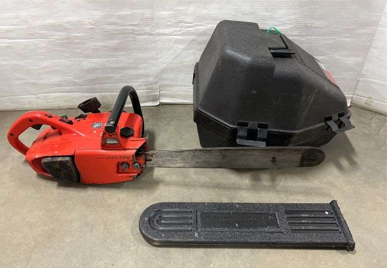 Homelite chainsaw with (3) chains, original manual, Model No. 150 auto ...