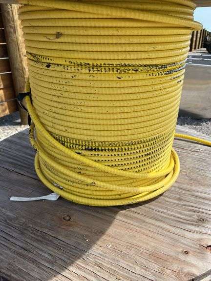 (2) Spools of fiber optic cable, 04/2015, 12 SME, TB2, partial rolls ...