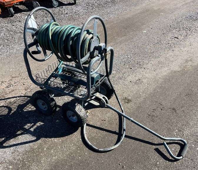 Hose carrier, has wear - Albrecht Auction Service