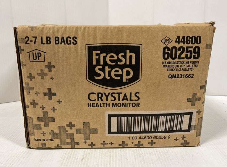 Fresh step crystals health monitor cat litter, (2) 7 lb. bags, NIB ...