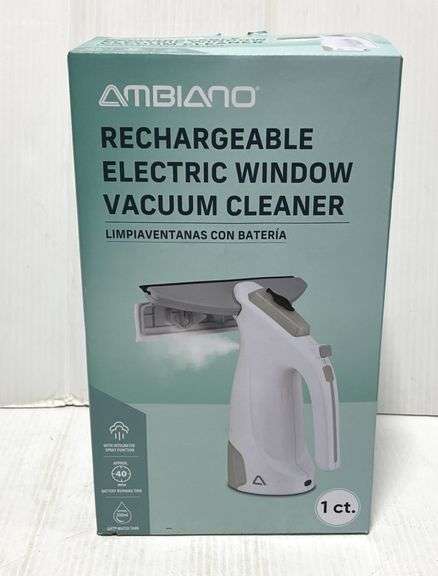 Rechargeable electric window cleaner, box- 11 3/8"H, never used, NIB ...