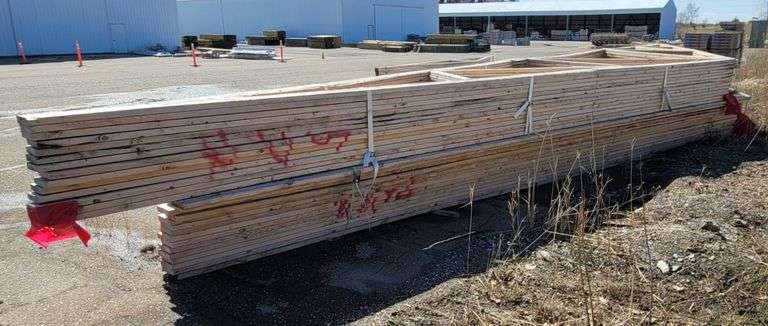 46' Trusses, includes: (13) Common, (14) Light storage, (1) 2-Ply ...