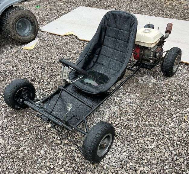 Vintage 1970 go kart with Honda motor, 19"W x 55"L, will run well with ...