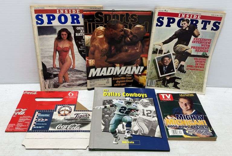 Dallas Cowboys History Book of Printed Thirty Years Ago; TV Guide ...