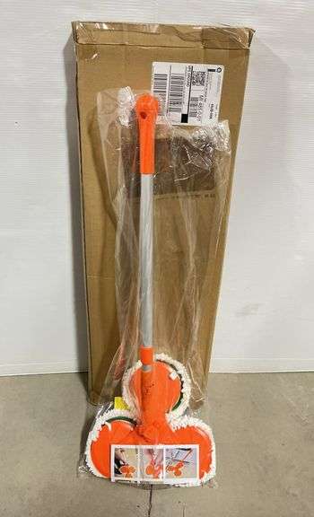 3-Head microfiber mop, box- 37"H, new, never out of package - Albrecht ...