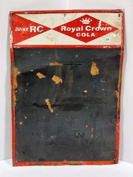 Vintage RC Cola Menu Board - Albrecht Auction Service