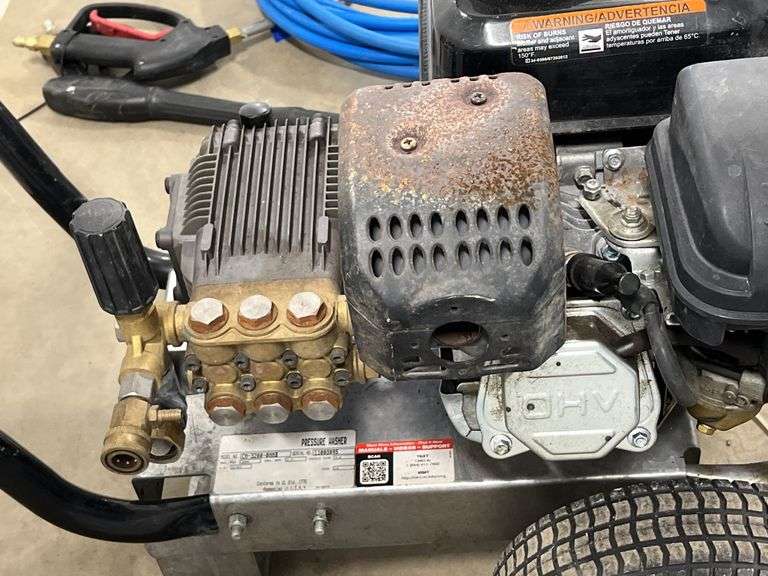 MI-T-M Power Washer, 3200 PSI, 2.4 GPM gas powered with MI-T-M 212cc OH ...