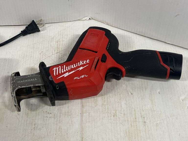 Milwaukee 12V Milwaukee fuel hacksaw, battery, and charger, works ...