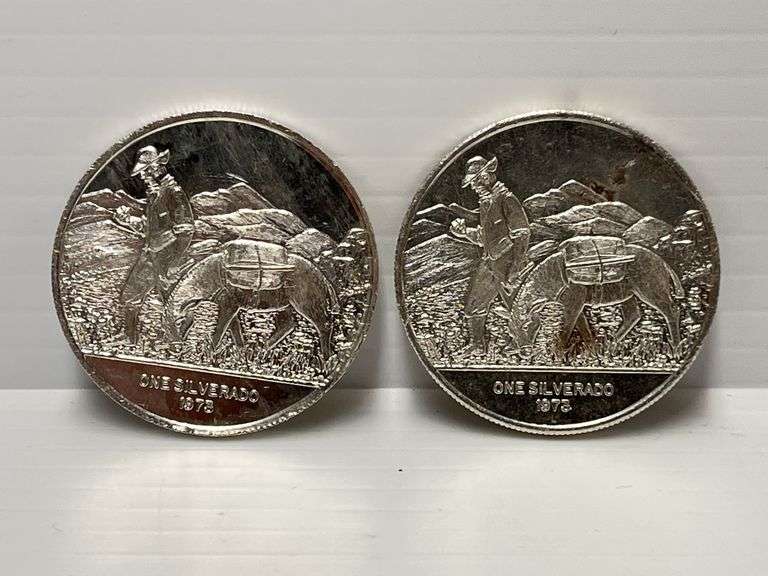 (7) 1 Troy oz. of .999 Fine silver, includes: 4- Silver rounds, and 3 ...