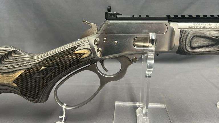 Marlin Model 1894 SBL, .44 Rem. Mag., Stainless Lever Action, Skinner ...