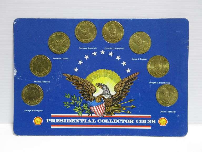 Presidential collector coins from Shell - Albrecht Auction Service