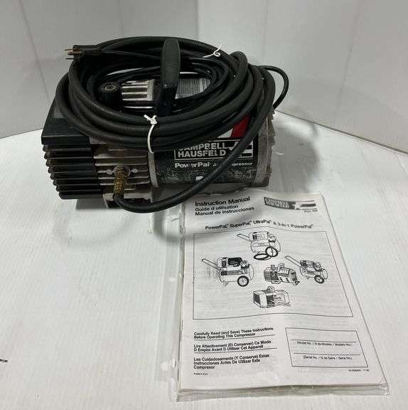 Campbell-Hausfeld power pro air compressor, no rubber pads on bottom ...