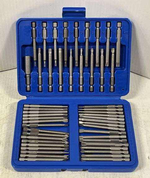 50-Piece screwdriver bit set, includes: Long torx bits, sunsbell extra ...