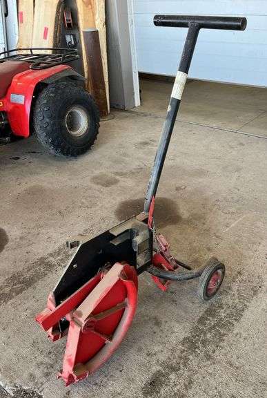 Lidseen large pipe bender, 8" tires x 46"H - Albrecht Auction Service