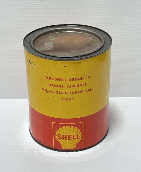 Shell Aeroshell Grease 14 Aircraft grease can, MIL-G-25537, USAF, feels ...